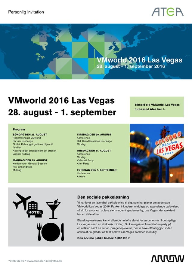 ATEA VMworld 2016 Invite | PDF