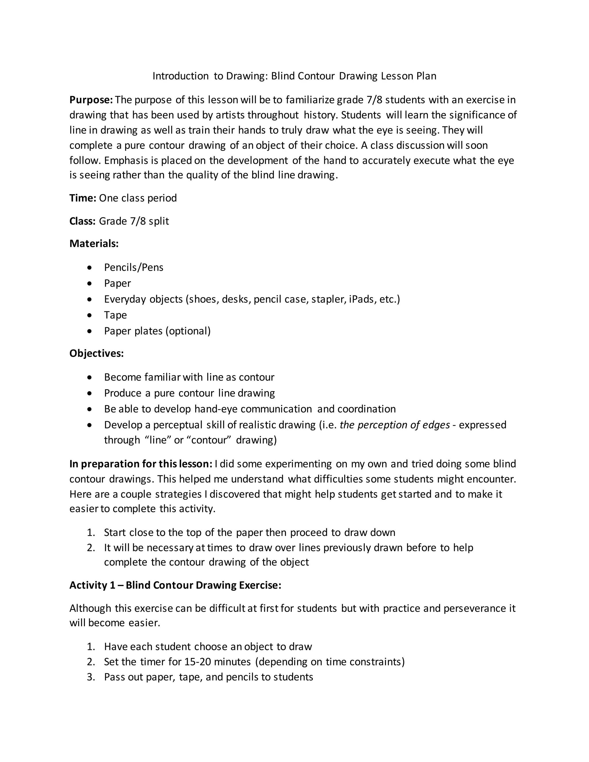 Introduction to Drawing | DOCX