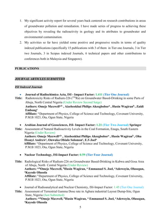 Maxwell Omeje CV | PDF