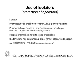Isolators ICOH presentation | PPT