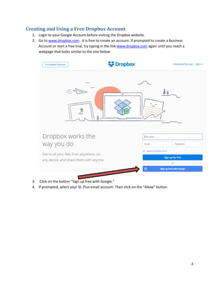 Dropbox_Quick Reference Guide | PDF
