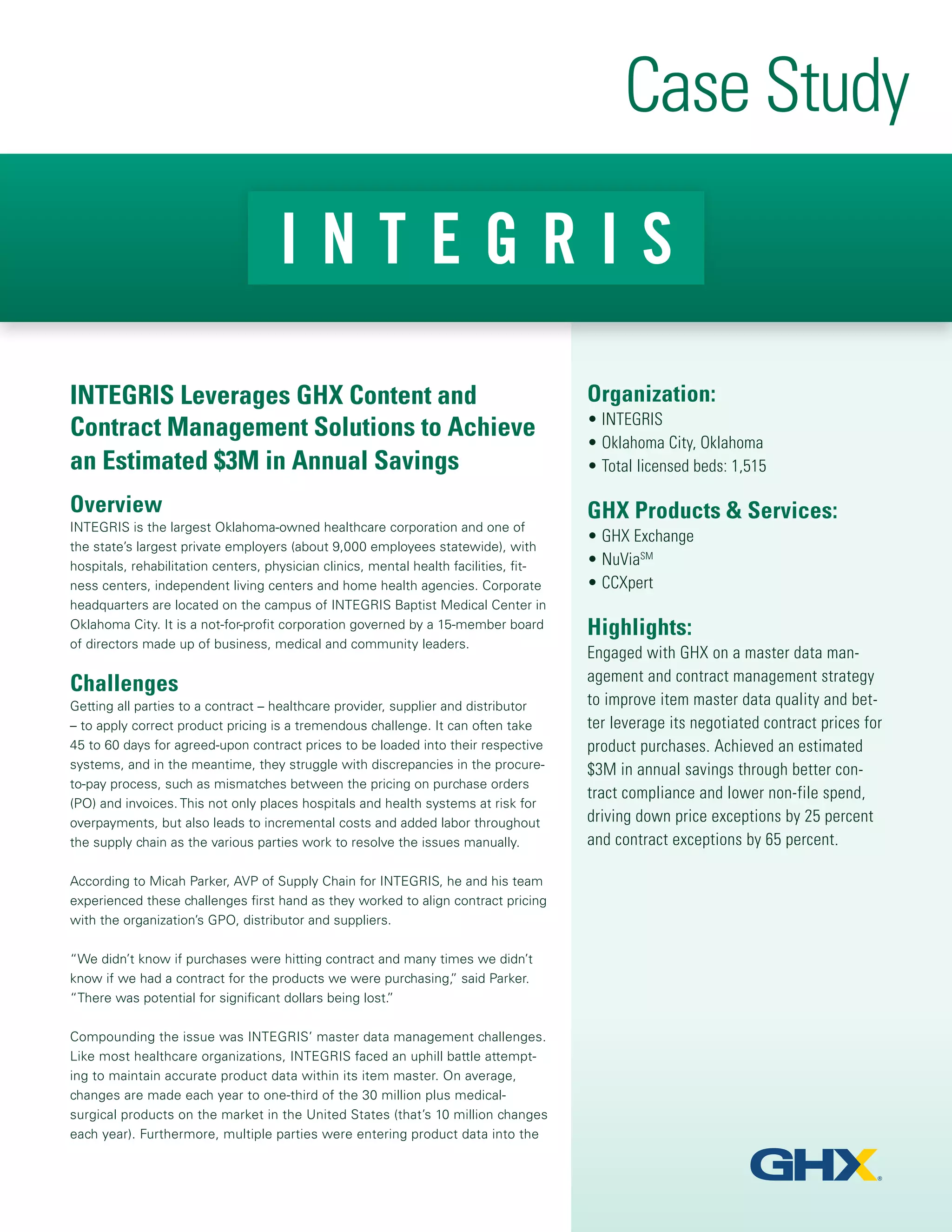 Integris-case-study | PDF