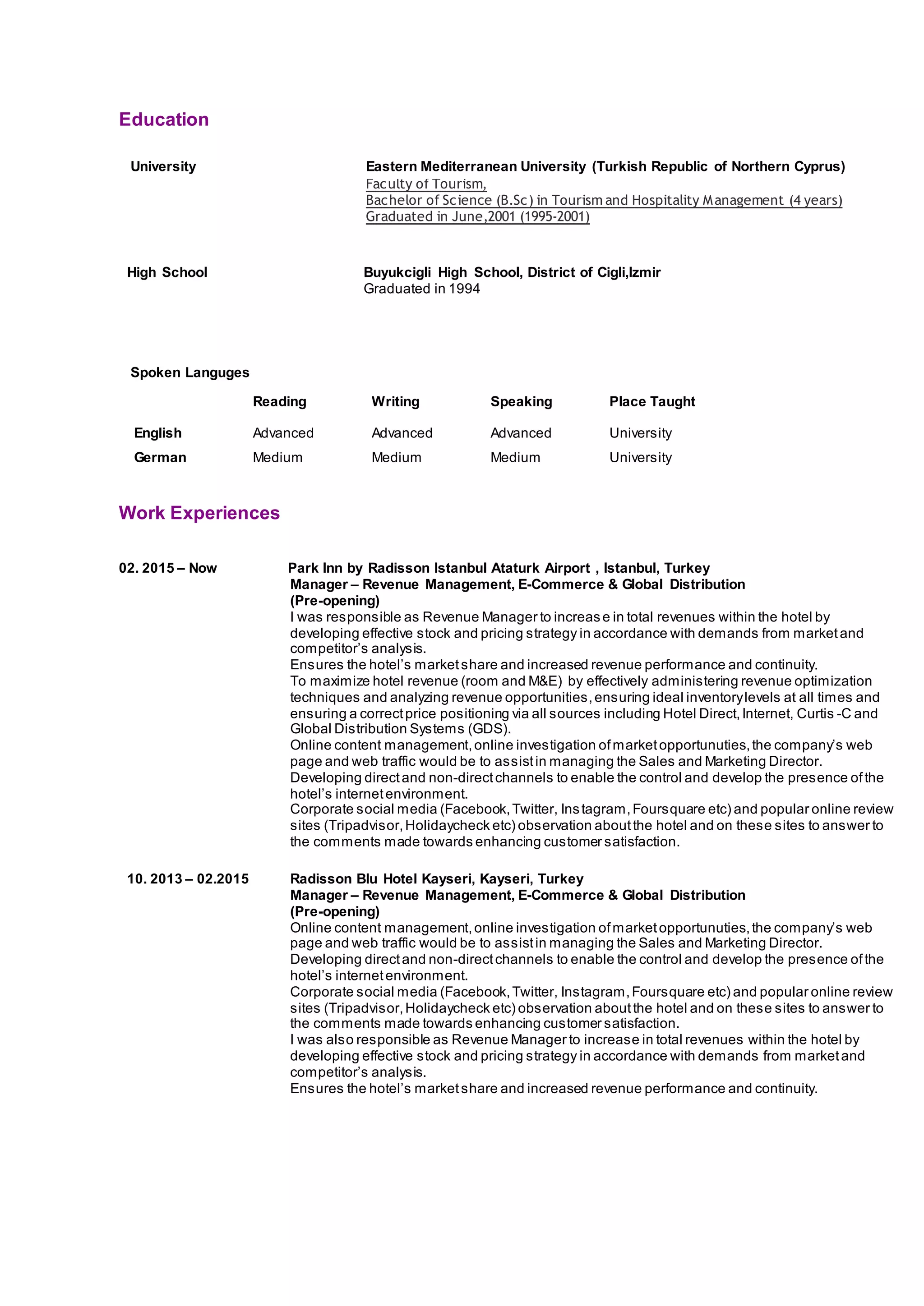 Cemal TOKALAK_cv - (ENG) | DOCX