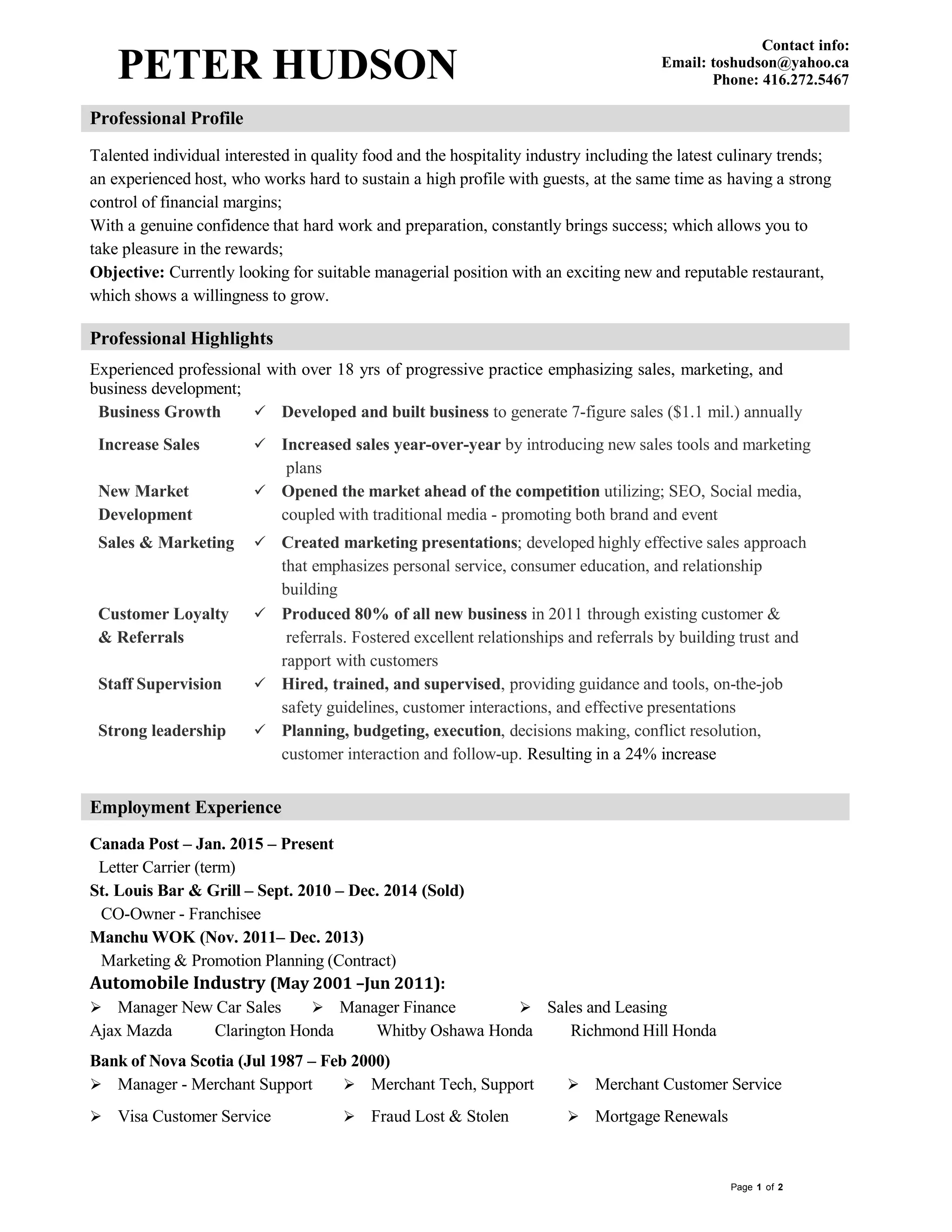 Peter resume jan 2017 - 2pgs | DOC