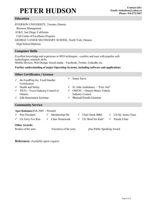 Peter resume jan 2017 - 2pgs | DOC