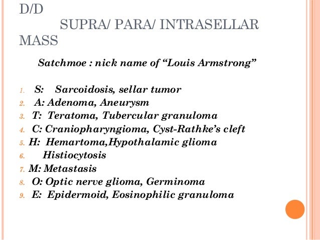 Suprasellar mass ct scan of a child