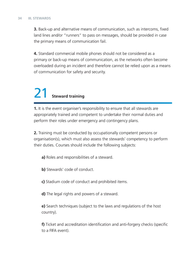 0_FIFA Stadium Safety and Security Regulations.pdf | Soccer | Sports