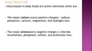 Fluid and Electrolyte Imbalance | PPTX