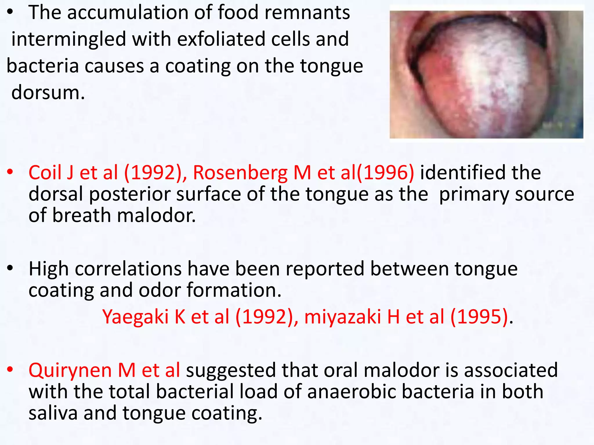 Oral malodor : Reasons, Detection and Treatment | PPTX