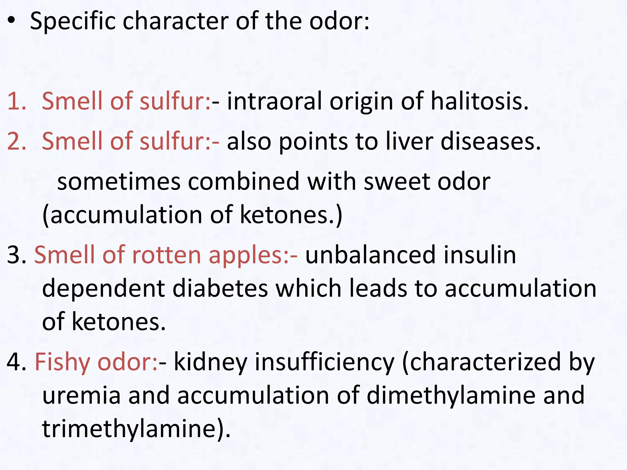 Oral malodor : Reasons, Detection and Treatment | PPTX