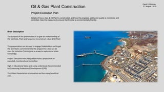 Oil & Gas Plant Construction, Project Execution Plan | PDF