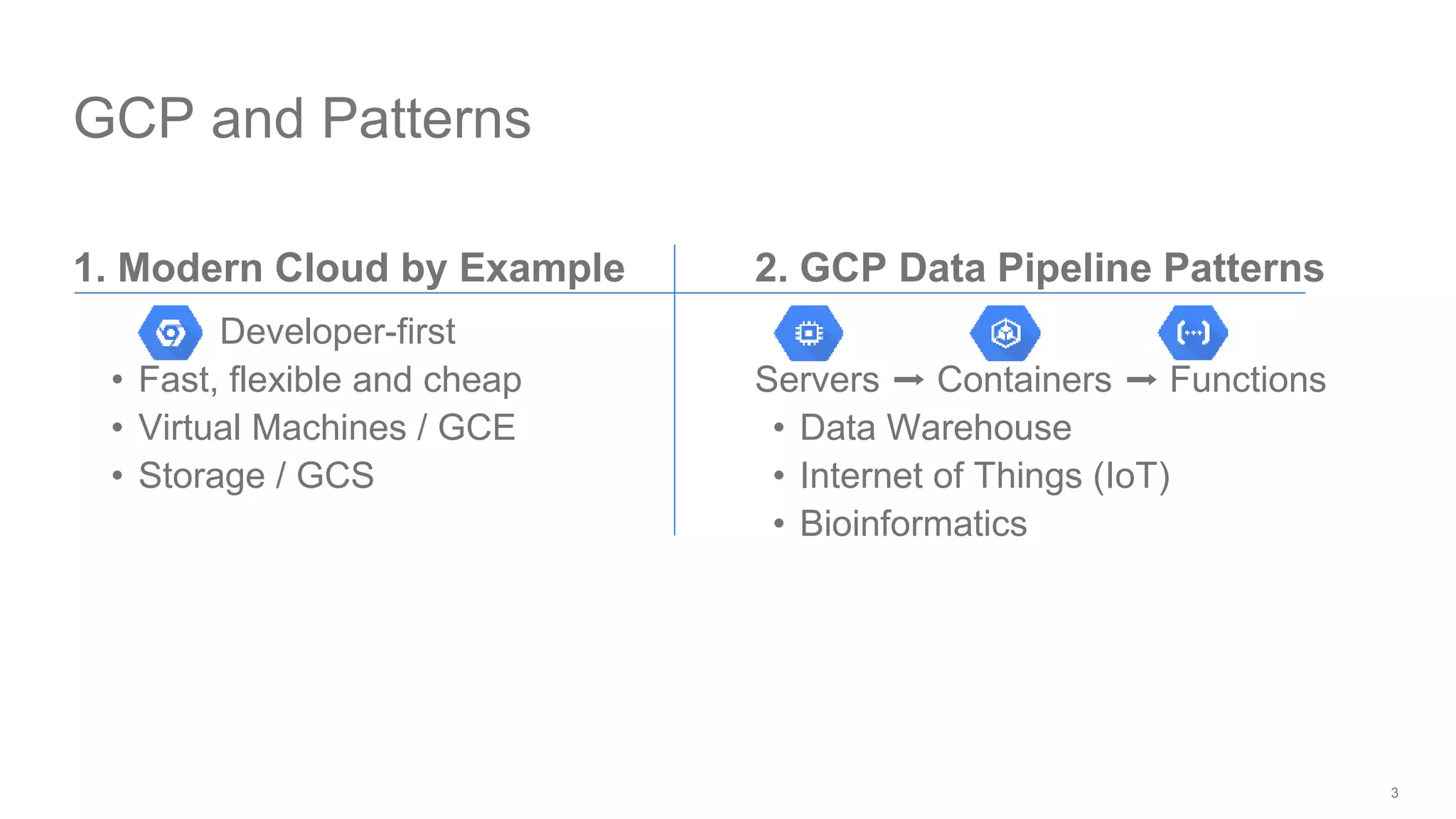 Google Cloud and Data Pipeline Patterns | PPT