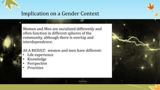 Gender Sensitivity | PPTX