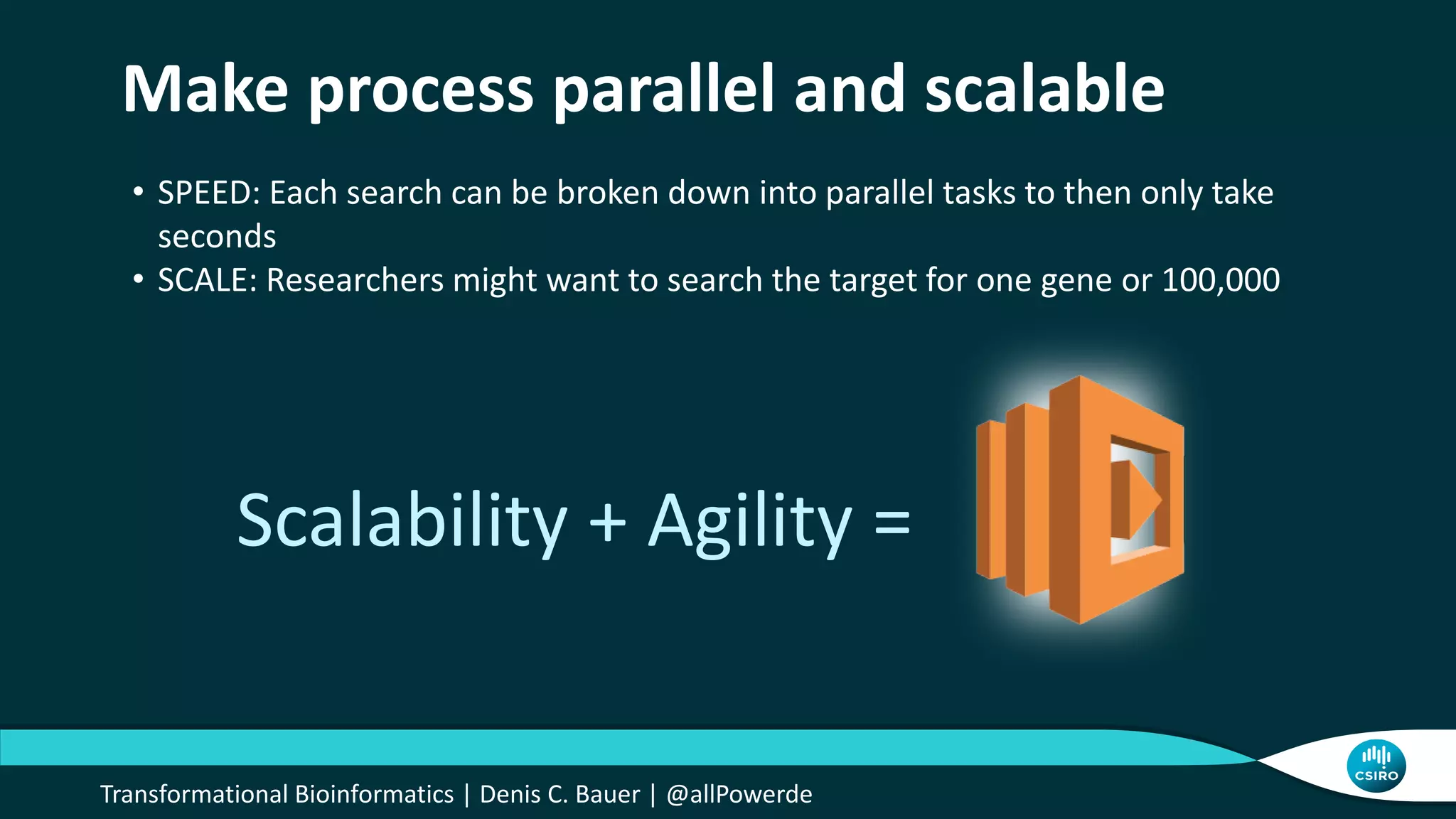 Genomic Scale Big Data Pipelines | PPTX | Cloud Computing | Internet