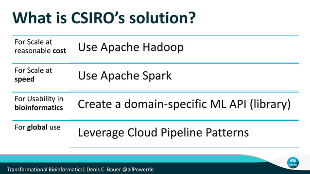 Genomic Scale Big Data Pipelines | PPTX | Cloud Computing | Internet