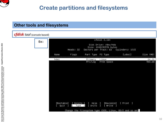 101 4.1 create partitions and filesystems | PPT