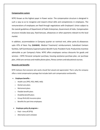 National thermal power corporation limited report | DOCX