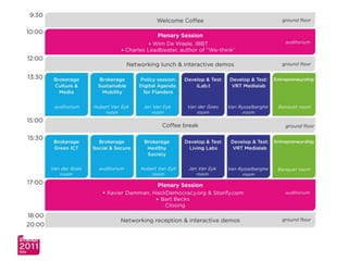 M. Claire Van de Velde - Green ICT Energy efficiëncy in and by ICT ...