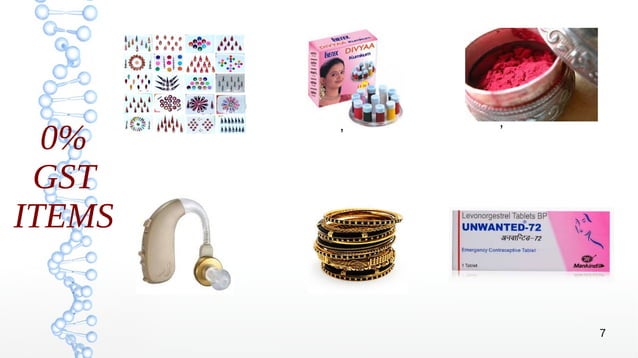 0%gst rate items. complete list | ODP