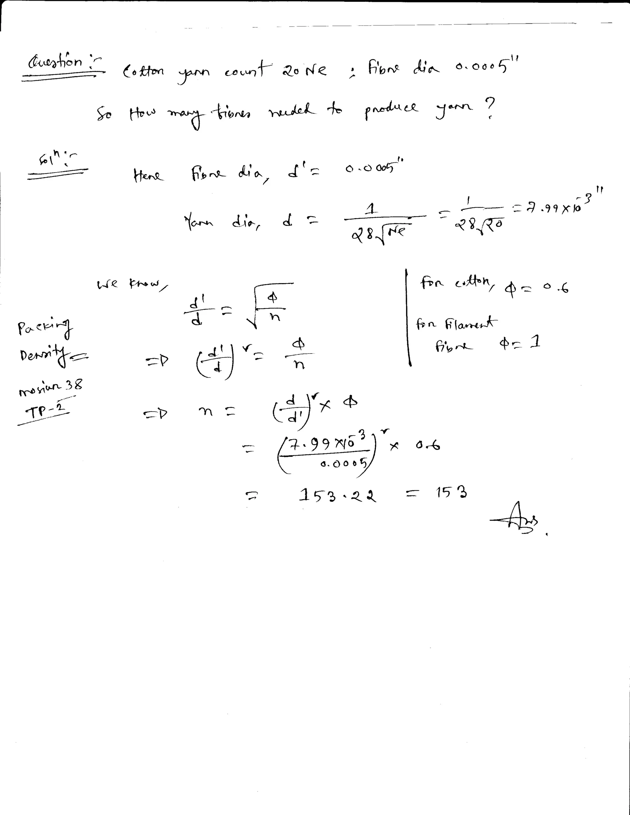 Spinning related other math and info | PDF