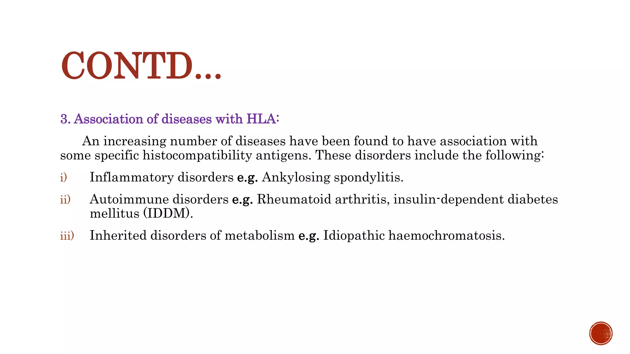 HLA system and major histocompatibility complex | PPTX