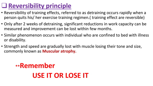 Exercises and its_principles | PPTX | Physical Therapy | Wellness