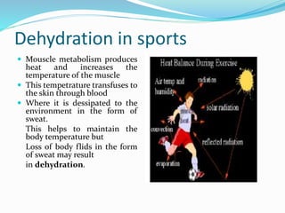Hydration in sports | PPTX