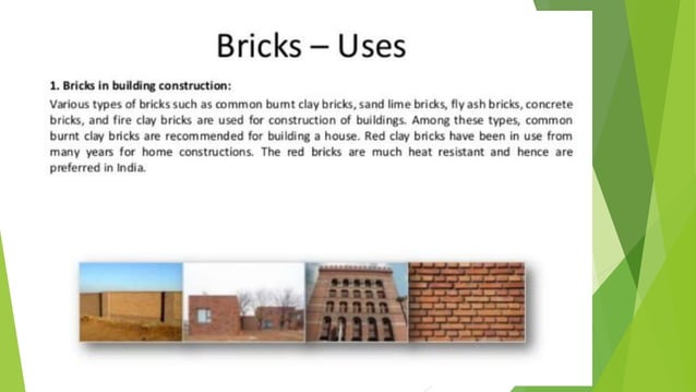 Identifying bricklaying material | PPT