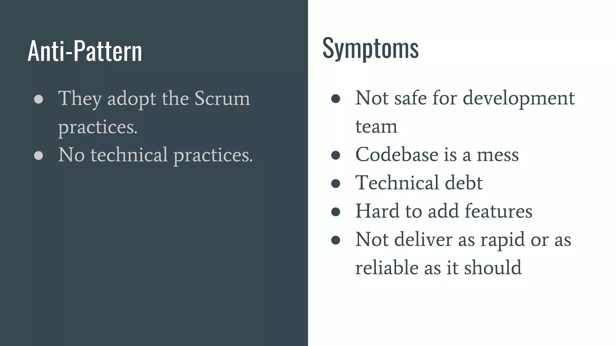 Scrum Anti Patterns | PPT