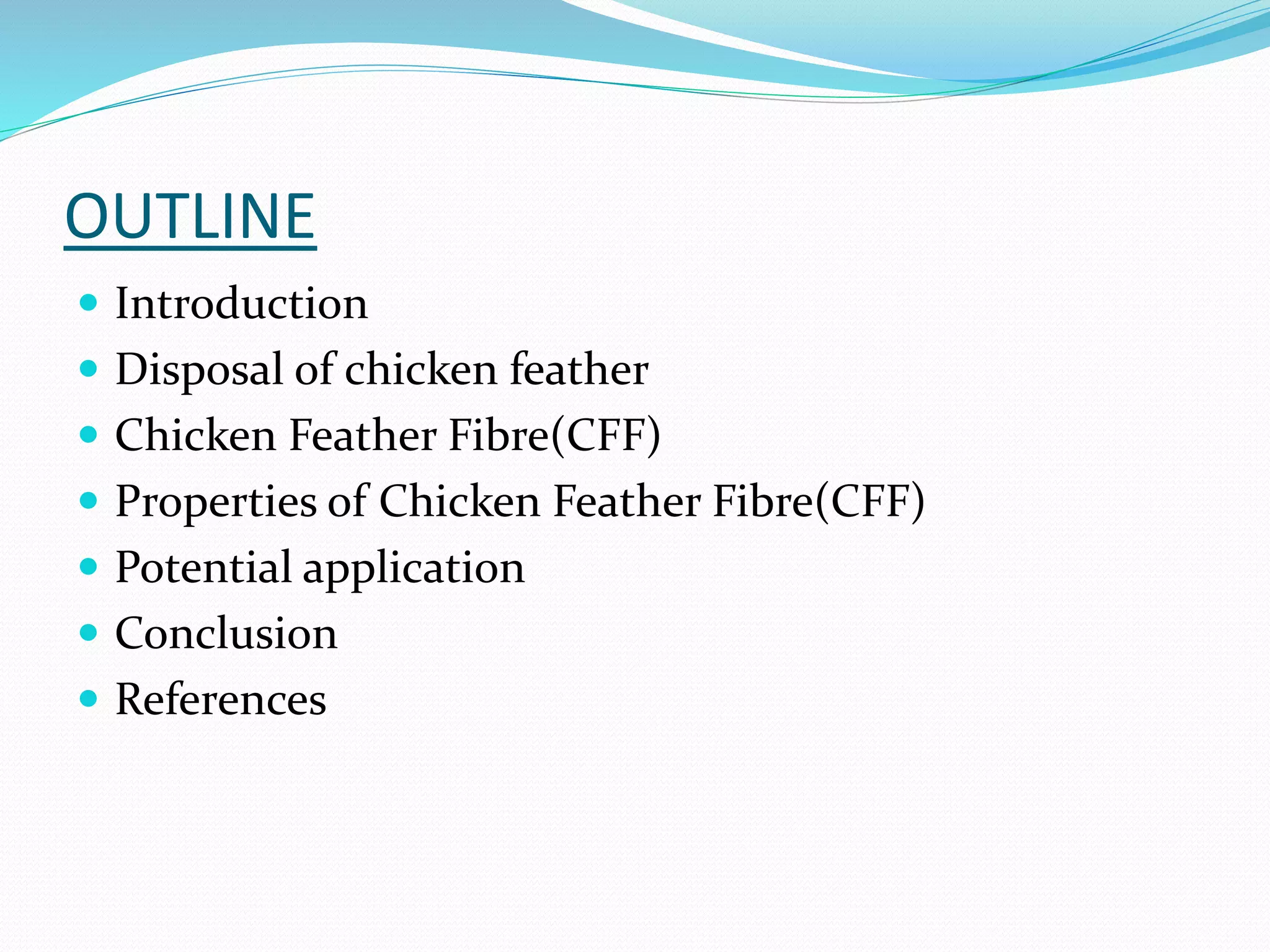 Chicken Feather Reinforced Composite | PPTX