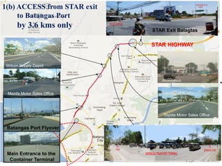 Introduction & summary of Batangas Port presentation by JICA-JCCIPI | PDF