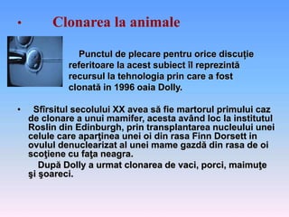 0 ingineria genetica_si_clonarea | PPT