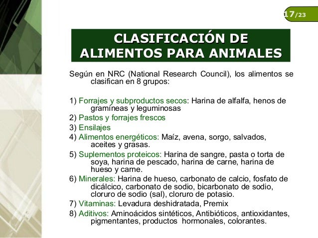 Introducción a la Alimentación y Nutrición Animal