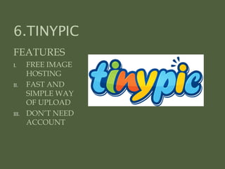 Top 10 free image sharing sites | PPT