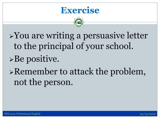 Persuasive Writing Skills for Job Application Letters | PDF | Resume ...