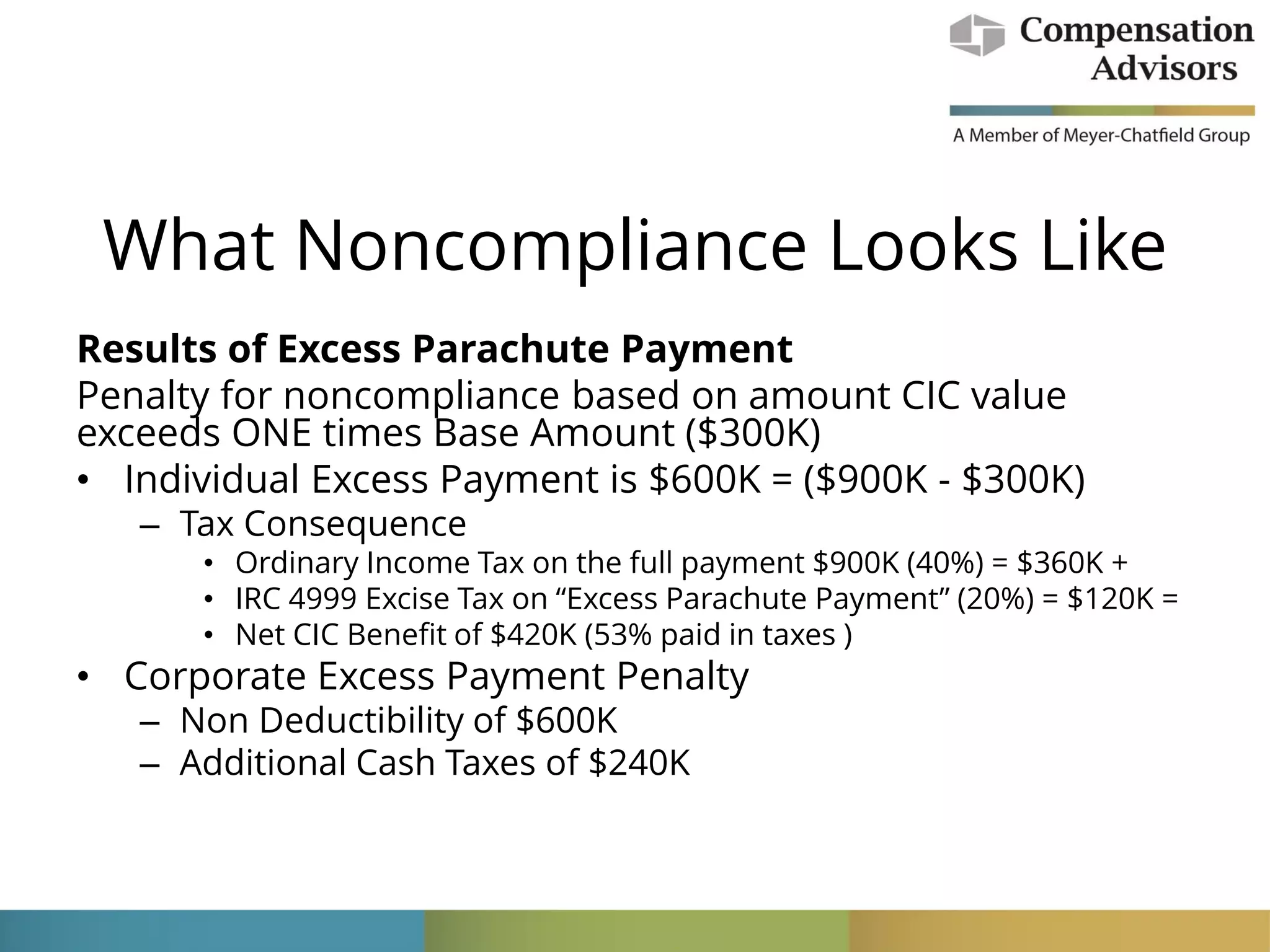 Illustration: 280G Noncompliance vs. 280G Compliance | PPT