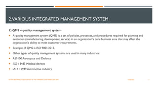 INTEGRATED MANAGEMENT SYSTEM IMS | PDF