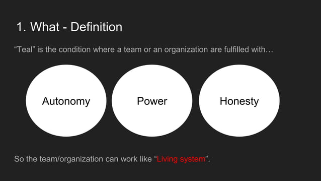 Summary of teal organization | PPT