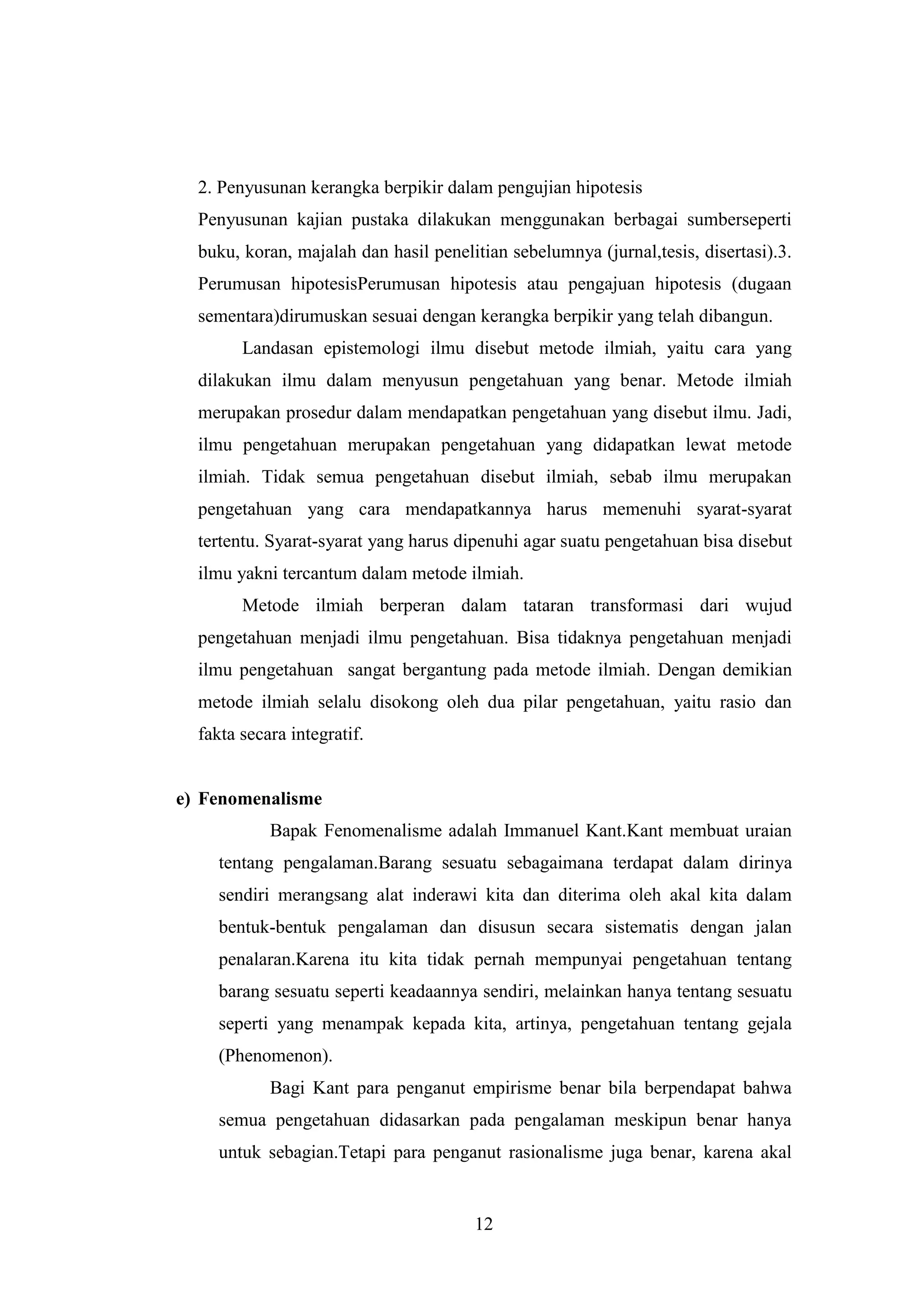 0 kajian kritis terhadap epistemologi sains modern (makalah) | PDF