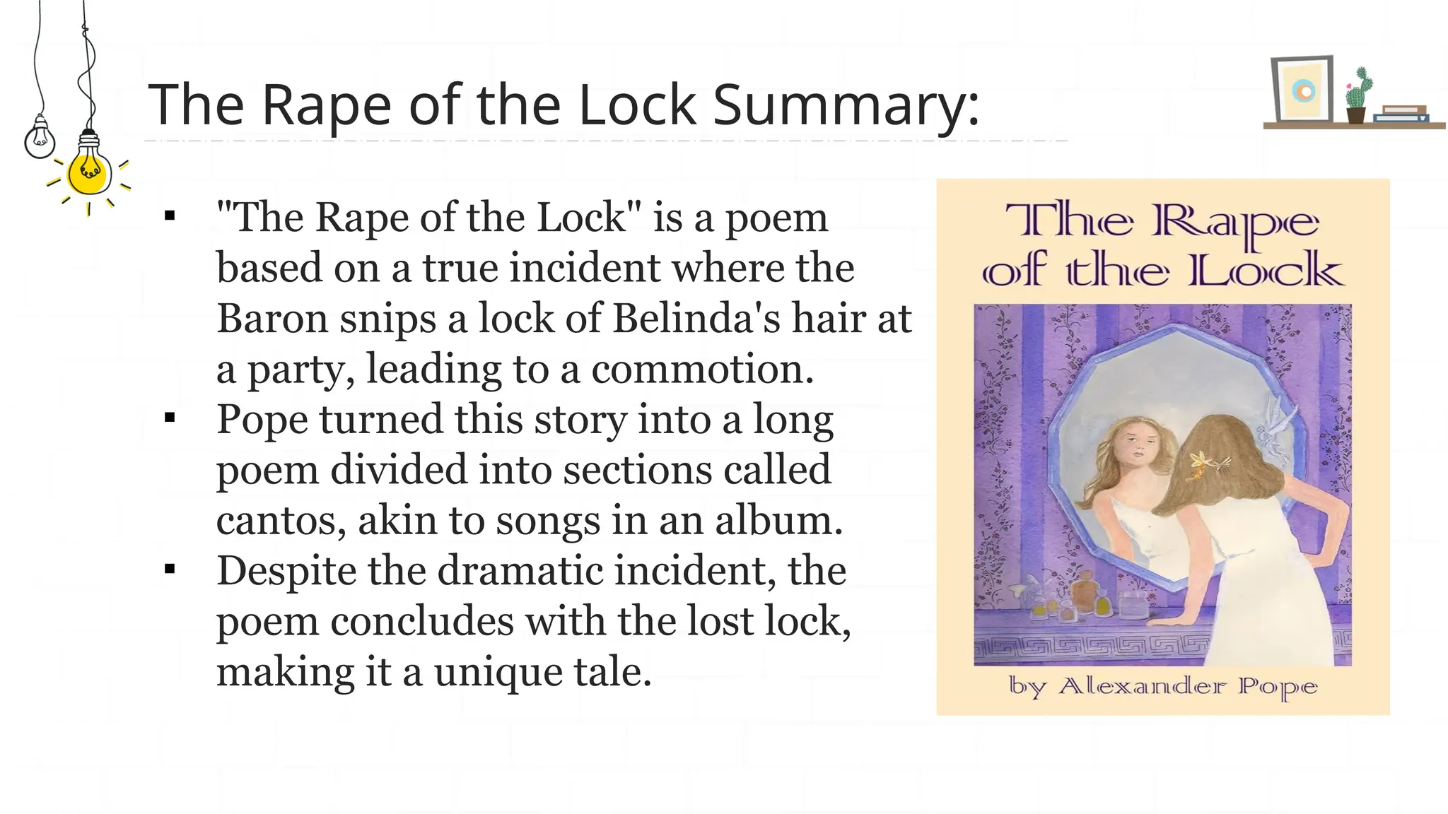 The Story Unveiled: The Rape of the Lock.pptx