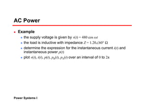 Power system Analysis By Sharif Kakar | PDF