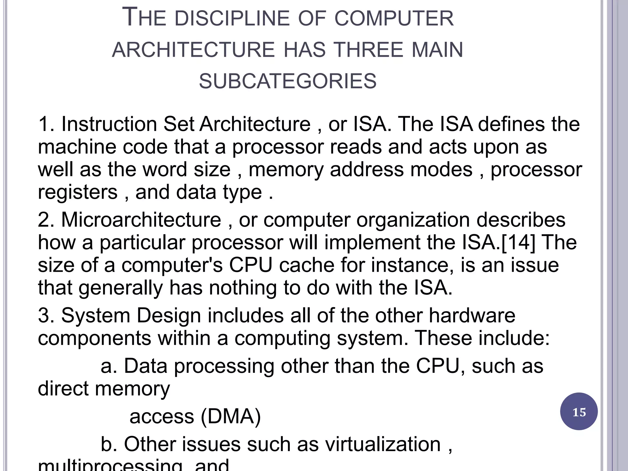 computer Architecture | PPTX