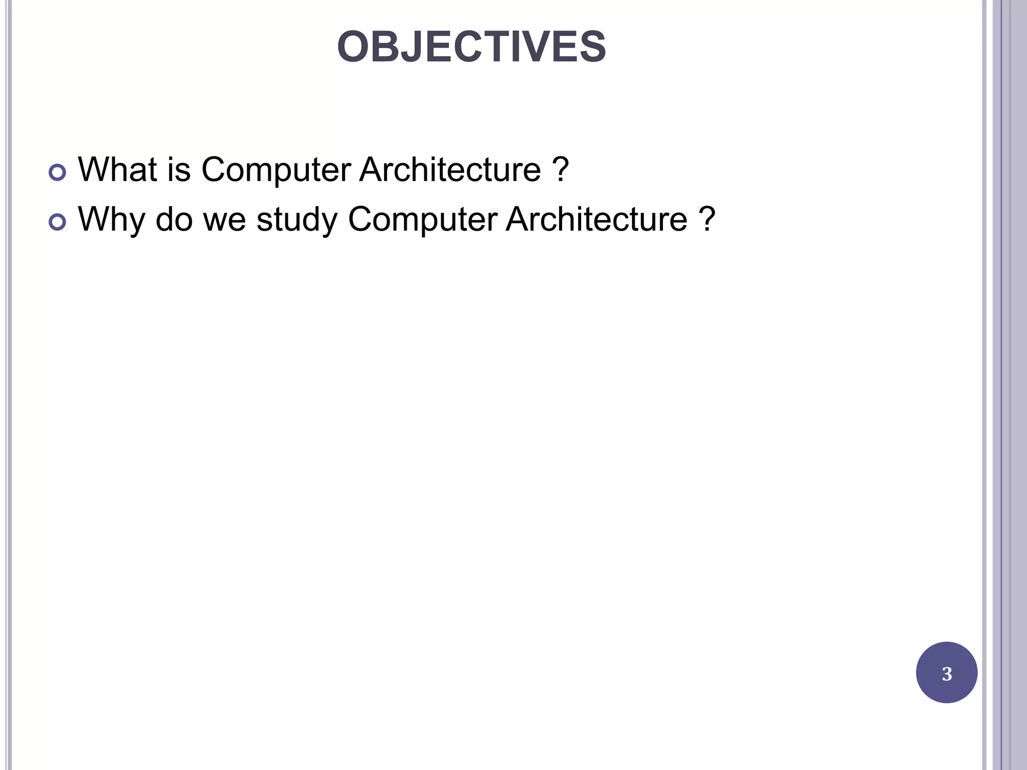 computer Architecture | PPTX
