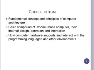 computer Architecture | PPTX