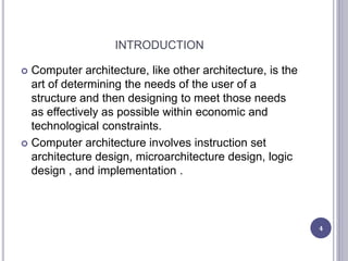 computer Architecture | PPTX