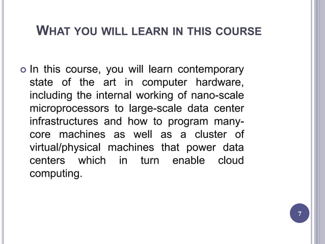computer Architecture | PPTX