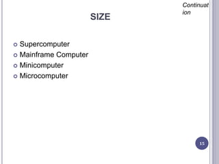 Introduction to computer science | PPTX