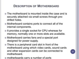 introduction to Computer system | PPTX