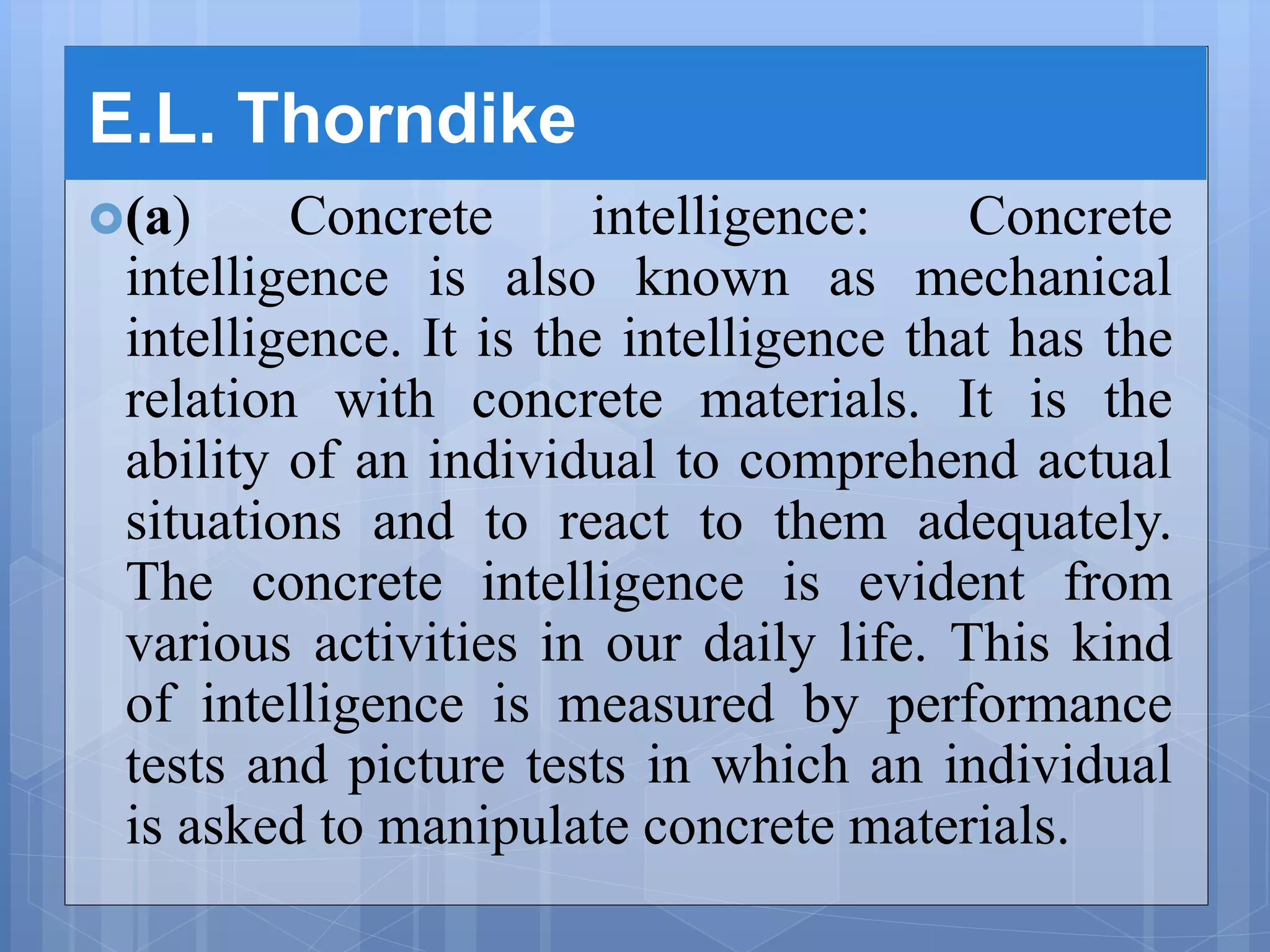 Intelligence meaning and types | PPTX