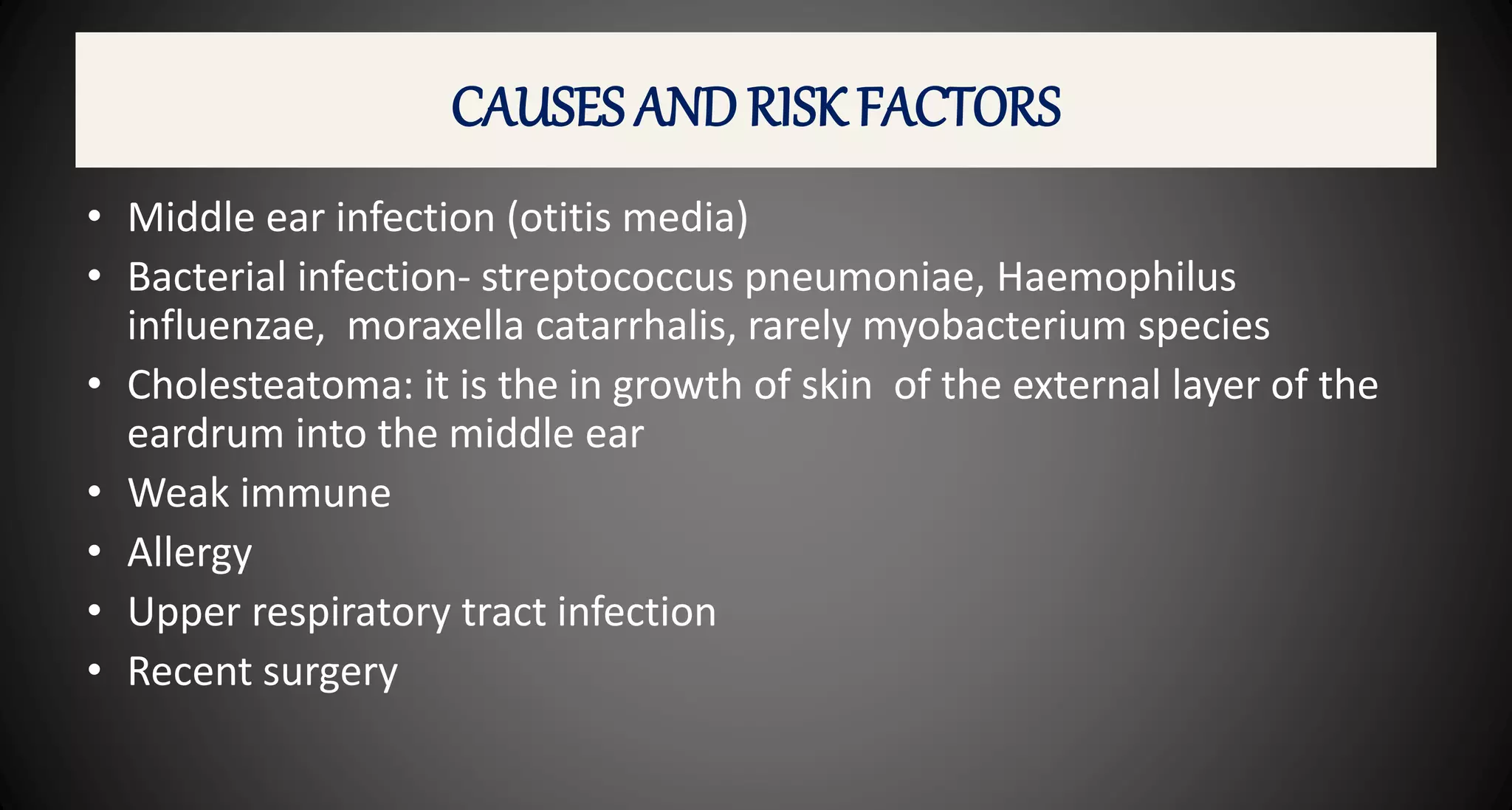 Mastoiditis - inflammation of mastoid bone | PPTX